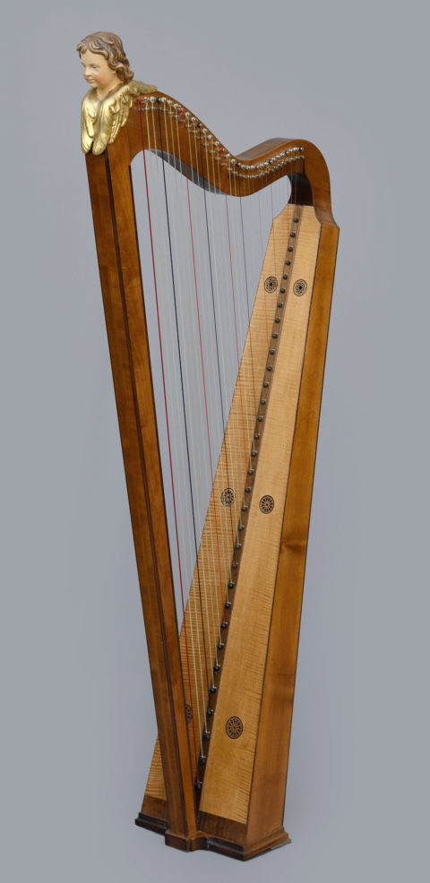 Seraphin SINGLE ROW BAROQUE HARP › Thurau-Harps.com